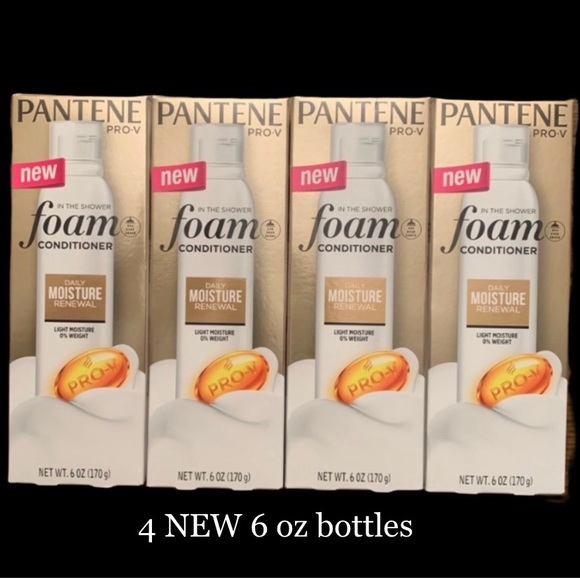 Pantene Pro-V | Hair | 4 Bottles Pantene Prov In The Shower Foam ...